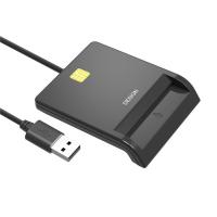 China Custom Square Card Reader Device with 12Mbps USB 2.0, 47.24-inch Cable & 100K Cycle Durability for sale