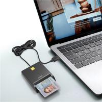China Custom Square Card Reader Device with 12Mbps USB 2.0, 47.24-inch Cable & 100K Cycle Durability for sale