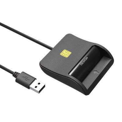 China 2022 USB EMV Smart CAC IC SIM Card Reader with Bluetooth Connectivity - 1 Slot Plastic Housing for sale