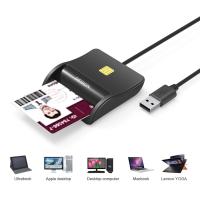 China 2022 USB EMV Smart CAC IC SIM Card Reader with Bluetooth Connectivity - 1 Slot Plastic Housing for sale