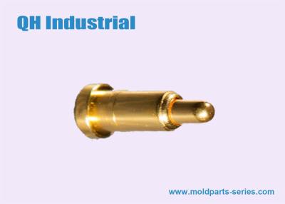 China Gold Plated for 1A 2A 3A 4A 5A Current Rate Through Hole Mounted 1mm 2mm 4mm 7mm 12mm Spring Loaded Connector Pogo Pin for sale