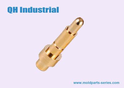 China Pogo Pin,3A 4A 5A 8A 10A High Current Rate 100k Working Times 5U''Gold Plated Pogo Pin Manufacturer for sale