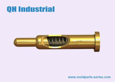 China 1uin 2uin 3uin Gold Plated LED Lighting Charger Spring Loaded Pogo Pin,Brass Contact Pin For PCB And Connector for sale