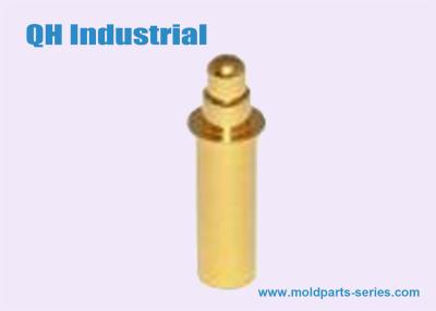 China Customized High Precision Machined Waterproof double head single head Brass Pogo Pin With Gold-Plating from China suppli for sale