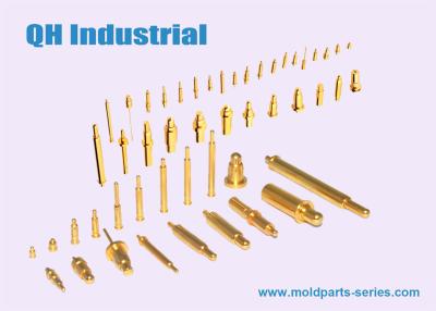 China Double-Ended Single Head 90 Degree right Angle Spring Electronic Contact Pin, Less Wire Jumpers for sale