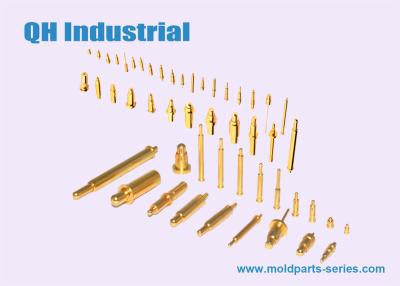 China Customized Gold-Plated 3uin 4uin 6uin 20uin 5A 10A 12V Laptop PCB Charger Spring-Loaded Pogo Pin Connector for sale