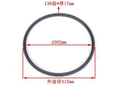 China 532-1005062A Flywheel Ring Gear Assembly For YC4110 for sale
