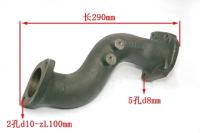 China 1530-1118071B Exhaust Pipe Assembly For YC4110 for sale