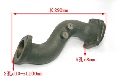 China 1530-1118071B Exhaust Pipe Assembly For YC4110 for sale