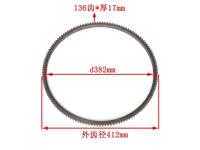 China 532-1005062 Ring Gear Assembly For YC4110 for sale