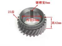 China 612600020036 Helical Gear Assembly 25 Teeth 42mm Weichai Engine Parts for sale