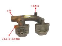 China 612600111968 Exhaust Manifold Assembly For WP10 for sale