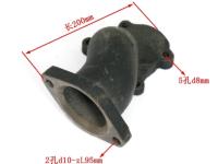 China 06111F Turbo Exhaust Elbow Pipe Assembly For YZ4102 for sale