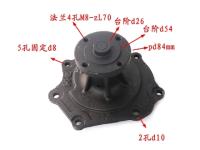 China 1307010-X2 Water Pump Assembly For CA498 for sale
