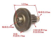 China 12JSD200T-1707050 Counter Shaft Gear Assembly For 12JSD200T for sale