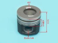 China 430-1004015C Diesel Engine Piston Assembly For YC6108 for sale