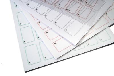 China 13.56 MHz NFC Printable Rfid Labels 180 Bytes Layout For Access Control Card for sale