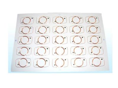 China Smart Card PVC RFID Inlay 125KHz Glossy Laminated Silk Screen Printing for sale