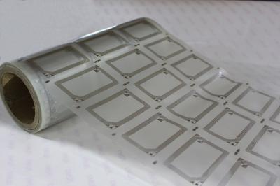 China Contactless Dry RFID Inlay 13.56 MHz Transparent Color For Logistics for sale