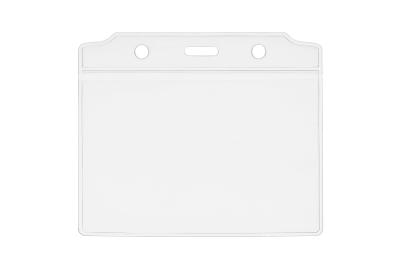 China Clear / Transparent ID Card Accessories Custom Shape Plasitc / PVC Card Holder for sale