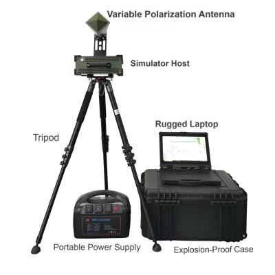China LD-RS320400 Portable Radar Signal Simulator 32-40 GHz with 16 Simultaneous Signals and Phase Coding Capability for sale