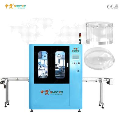 China SF-MH210 Servo Automatic Hot Stamping Machine for Oval Caps 15-50mm Size 25pcs/min for sale