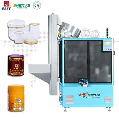 China Lifting Loading Cap Side Automatic Screen Printing Machine PLC Control for sale