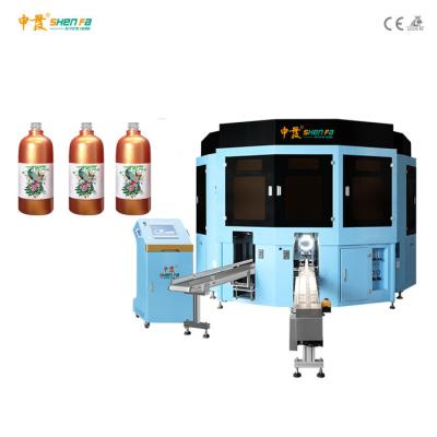 China 6 Color Screen Printing And Hot Stamping Machine All In One 50pcs / Min for sale
