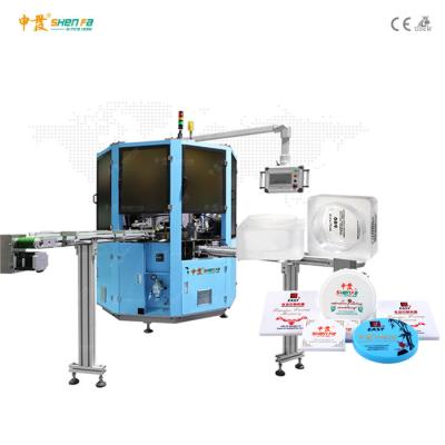 China 1 Color Automatic Screen Printing Machine For Flat Foundation Box for sale