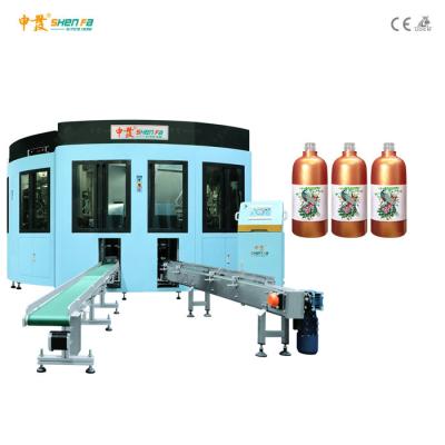 China 1-8  Fully Automatic Color Screen Printing And Hot Stamping Machine For Glass Bottle for sale