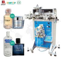 China Semi Auto Silk Screen Printing Machine For Plastic Glass Bottles Jars for sale