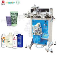 China Cylinder Cups Bottles Screen Printing Machine For Plastic Glass Metal Material 60W for sale