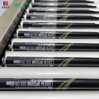 China Cosmetics Pen Barrel Screen Printing Machine 3 Colors Automatic Servo for sale