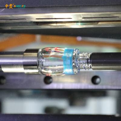 China Cosmetic Glass Bottles Automatic Screen Printing Machine For Cream Flacons for sale