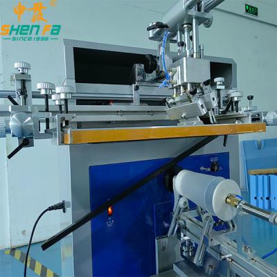 China Multi-Functional Semi-Automatic Screen Printing Machine for Cylindrical Printing with UV Drying for sale