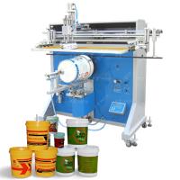 China Semi-Automatic Screen Printing Machine with 220V Power and 1030x400mm Printing Size for Plastic Containers for sale