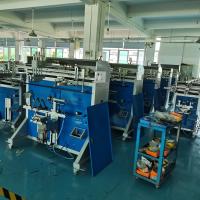 China Semi-Automatic Screen Printing Machine with  1030x400mm Printing Size for Plastic Containers for sale
