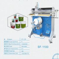 China Semi-Automatic Screen Printing Machine with  1030x400mm Printing Size for Plastic Containers for sale