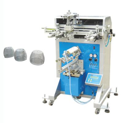 China Automatic Silk Screen Printing Machine with 1200PCS/Hr Speed PLC Control for Round Oval Flat Bottles for sale