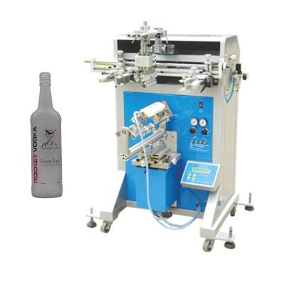 China Semi-Automatic Screen Printing Machine with 25pcs/min Speed and 500 Litre/Min Air Consumption for Round/Oval/Flat Bottles for sale