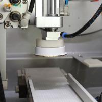 China SF-AHR50 8Kw Automatic Hot Stamping Machine for Plastic Round Caps 16-100mm at 50 Pcs/Min for sale