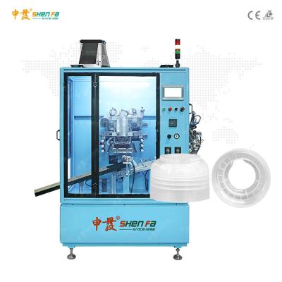 China Automatic Heat Press Foil Stamping Machine for Plastic Caps 35-45pcs/min φ25-50mm for sale