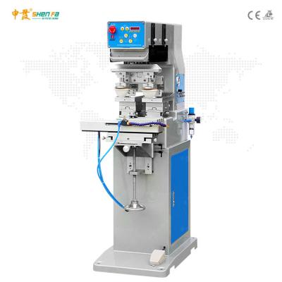 China SF-P2/S Two-Colors Pad Printing Machine 85×130mm Printing Area 25 Pcs/Min 220V Industrial Printer for sale