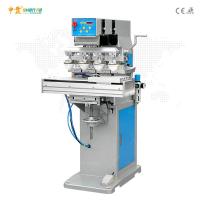 China 4 Color 60W Semi-Automatic Pad Printing Machine with 100x150mm Cliche Size and AC220V Power Supply for sale