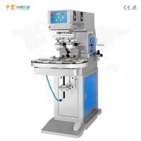 China SF-S2/C Two Color 220V Pad Printing Machine for Wooden Plastic Bottle Caps 100x150mm Plate 30pcs/min for sale