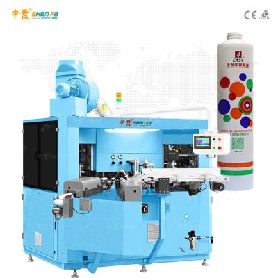 China PE Tube Varnishing 5-Color Automatic Screen Printing Machine SF-SR660 | 60 pcs/min Speed | 35KW Power for sale