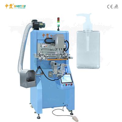 China Square Transparent Bottle Semi Automatic Screen Printing Machine Single Color 25 PCS/Min 2.5KW for sale