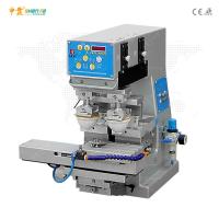 China 220V 60W Mini Desktop Two Color Pad Printing Machine with 100x200mm Cliché Plate for N95 Mask Logo Marking for sale