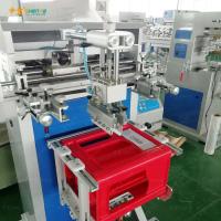 China SF-400 Semi-Automatic Screen Printing Machine 350x250mm for Plastic Crates 20pcs/min for sale