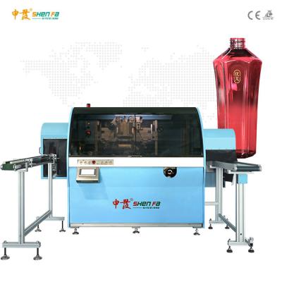 China SF-ASP-F1-T1 Automatic Hot Foil Stamping Machine for Bottles and Cups 25-125mm Diameter 60 PPM Speed for sale